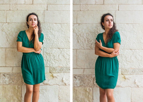 Simple and easy female POSING for photos with examples.
