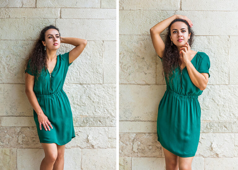 Simple and easy female POSING for photos with examples.